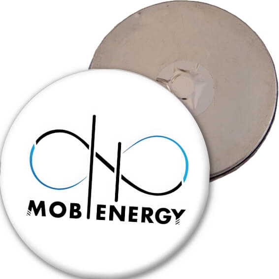 Magnets rigides personnalisés ronds de 5cm de dimaètre - 123 Magnet