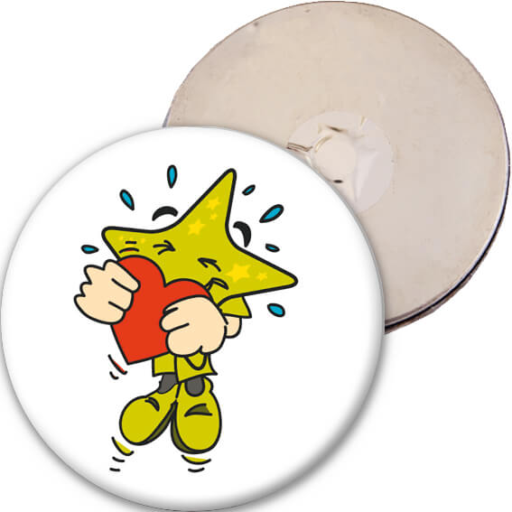 Magnets badges rigides circulaires pour musée et carterie - 123 Magnet